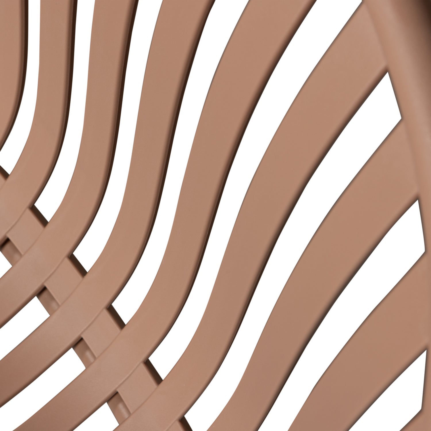 Bruce garðstóll & skemill salmon pink - Tekk