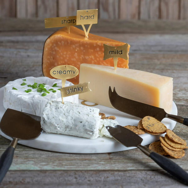 Arendal Aged Bronze Cheese Set - Tekk